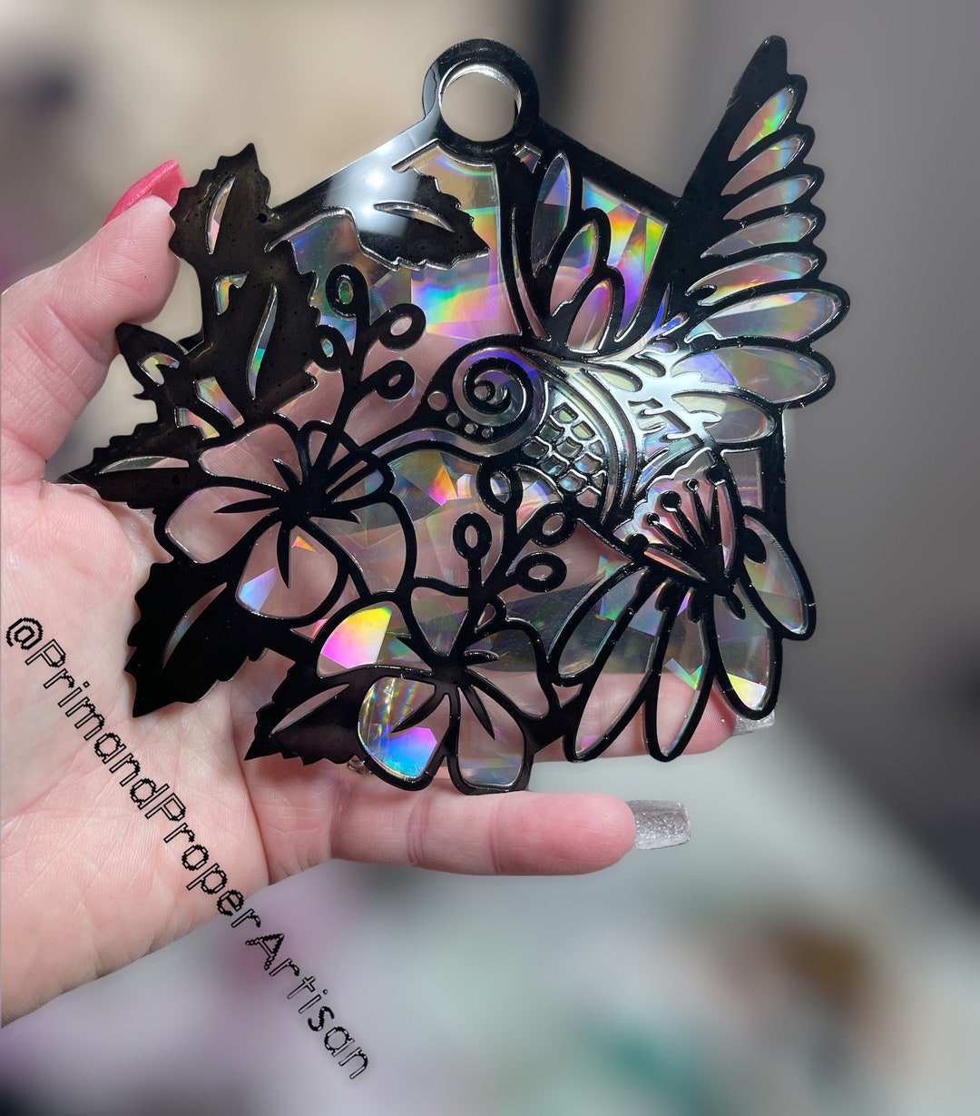 Hummingbird. Holographic Hummingbird. Sun Catcher. Nailfie. Nailfie ...