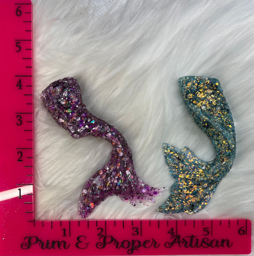 Marble Mermaid Tail - Marble/opal Mermaid Tail Nailfie Prop. Resin Prop ...