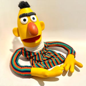 Vintage 1970's Sesame Street Bert Hand Puppet - Etsy