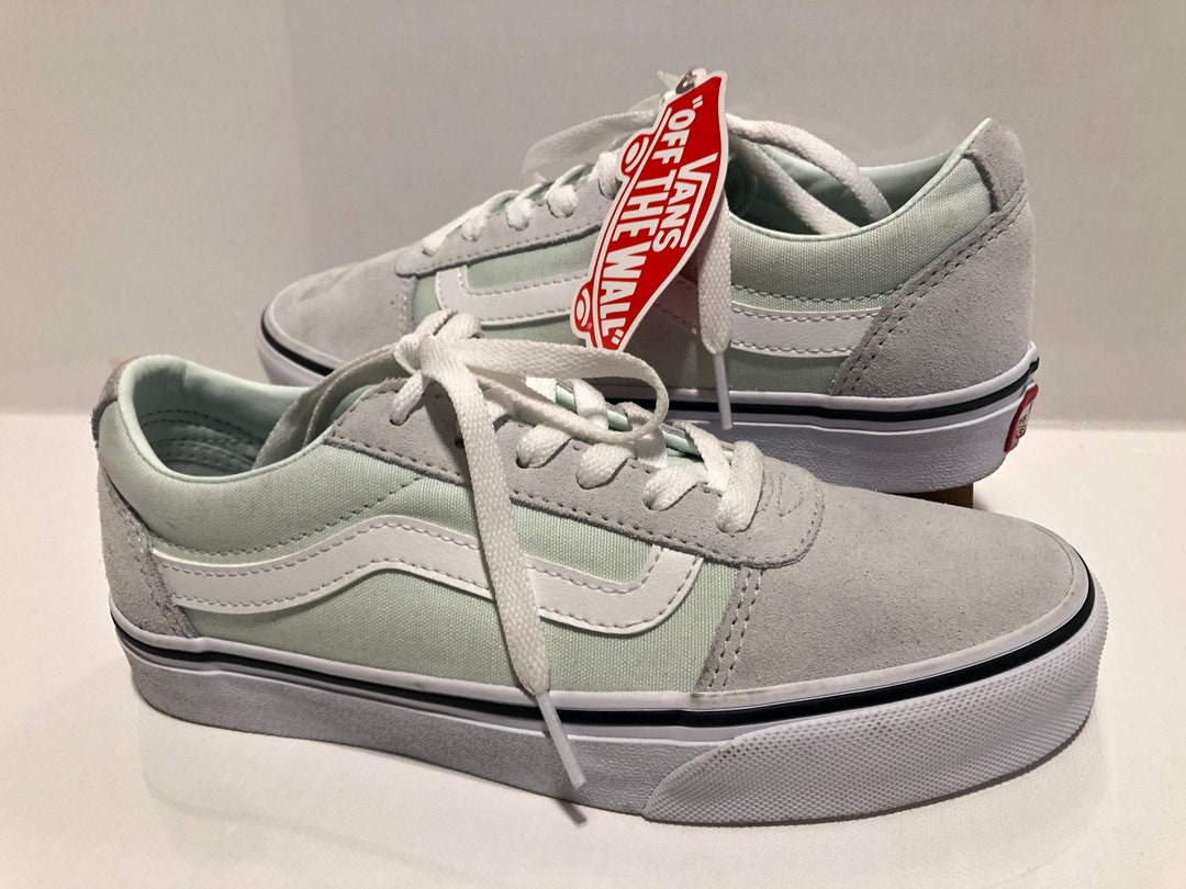 Mint Green Old Skool Vintage Vans - Etsy