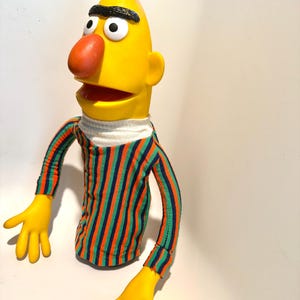 Vintage 1970's Sesame Street Bert Hand Puppet - Etsy