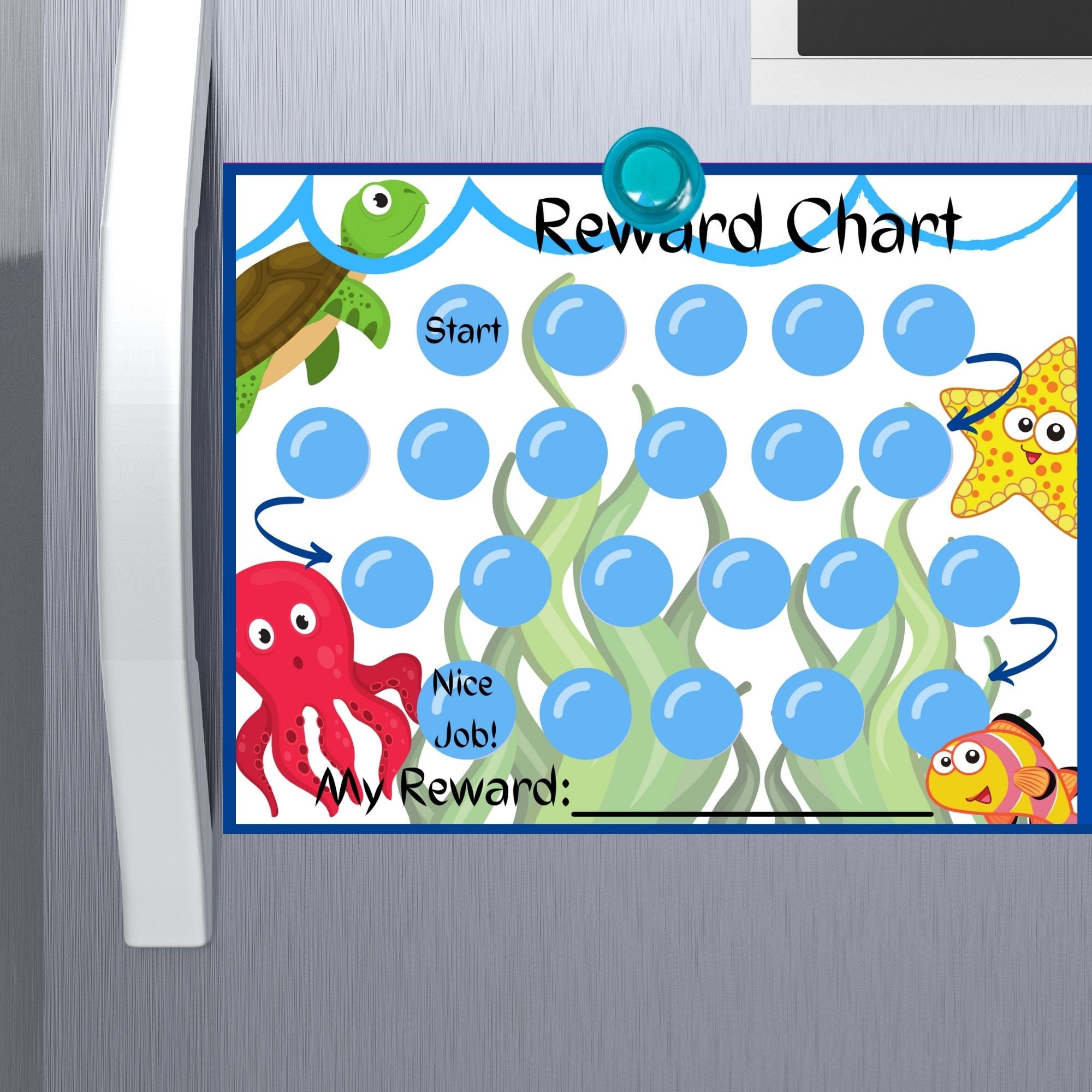 Toddler Reward Chart Bundle for Kids 12 Printable Reward Chart Kid ...