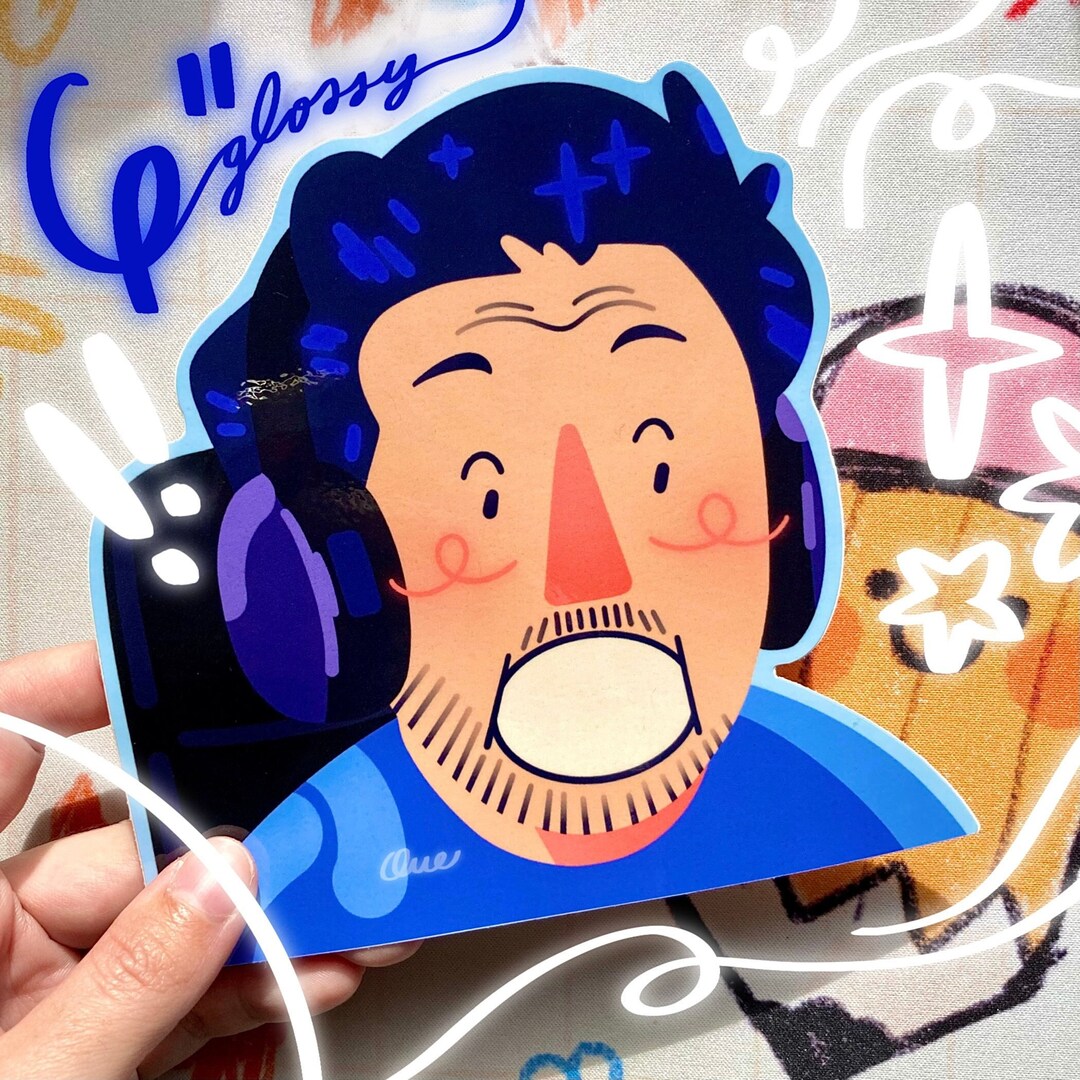 Markiplier Reacts 6" Peeker Sticker - Etsy