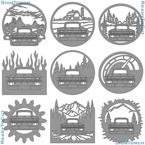 62 Chevy C10 Truck Plasma DXF SVG Files 49 Ready to Cut Designs for Cnc ...