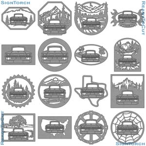 62 Chevy C10 Truck Plasma DXF SVG Files 49 Ready to Cut Designs for Cnc ...