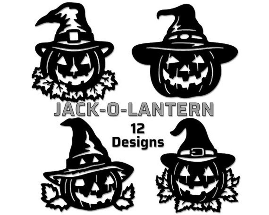 JACK-O-LANTERN Halloween Vector Dxf Svg Cnc Art Plasma Cutter Router ...