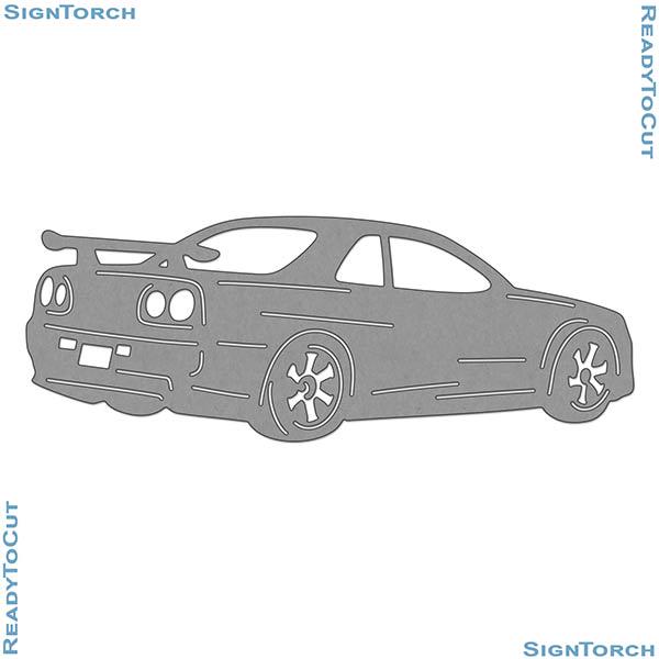 Nissan Gtr Car Plasma DXF SVG Files 31 Ready to Cut Designs for Cnc ...