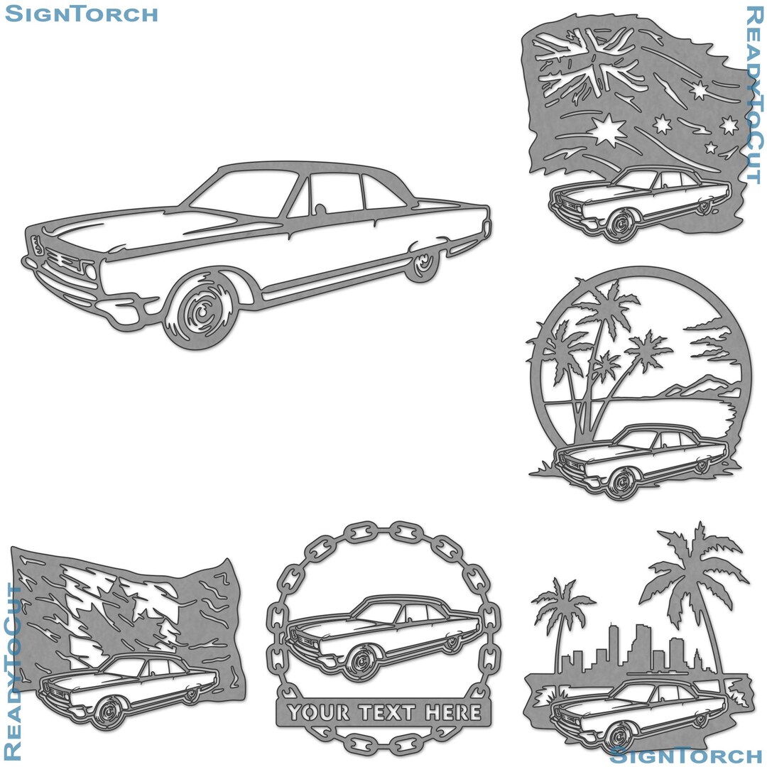 1966 Chrysler Windsor3 Car Plasma DXF SVG Files 31 Ready to Cut Designs ...