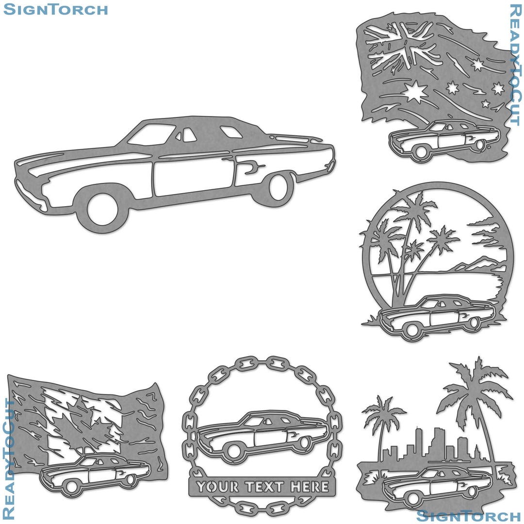 Dodge Car Plasma DXF SVG Files 32 Ready to Cut Designs for Cnc Plasma ...