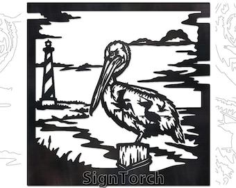 Redfish Scene Vector DXF SVG CNC Plasma Laser Router Cricut Silhouette ...