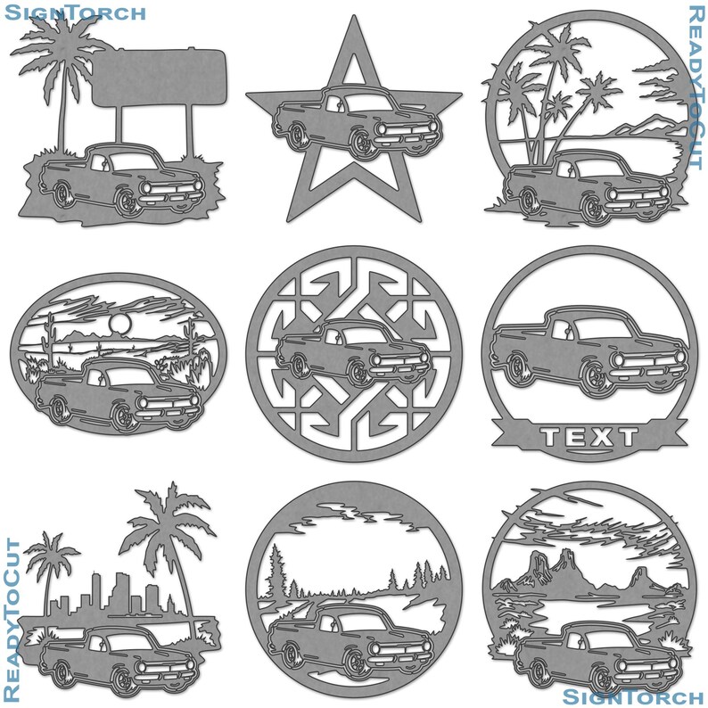Holden Eh Ute Truck Plasma DXF SVG Files 49 Ready to Cut Designs for ...
