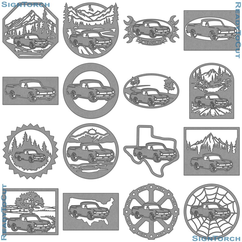 Holden Eh Ute Truck Plasma DXF SVG Files 49 Ready to Cut Designs for ...
