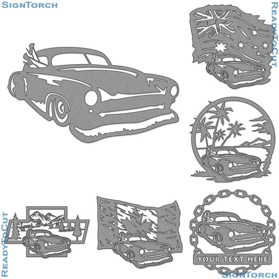 Chevy Deluxe Legs Car Plasma DXF SVG Files 32 Ready to Cut Designs for ...