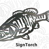 Redfish Scene Vector DXF SVG CNC Plasma Laser Router Cricut Silhouette ...