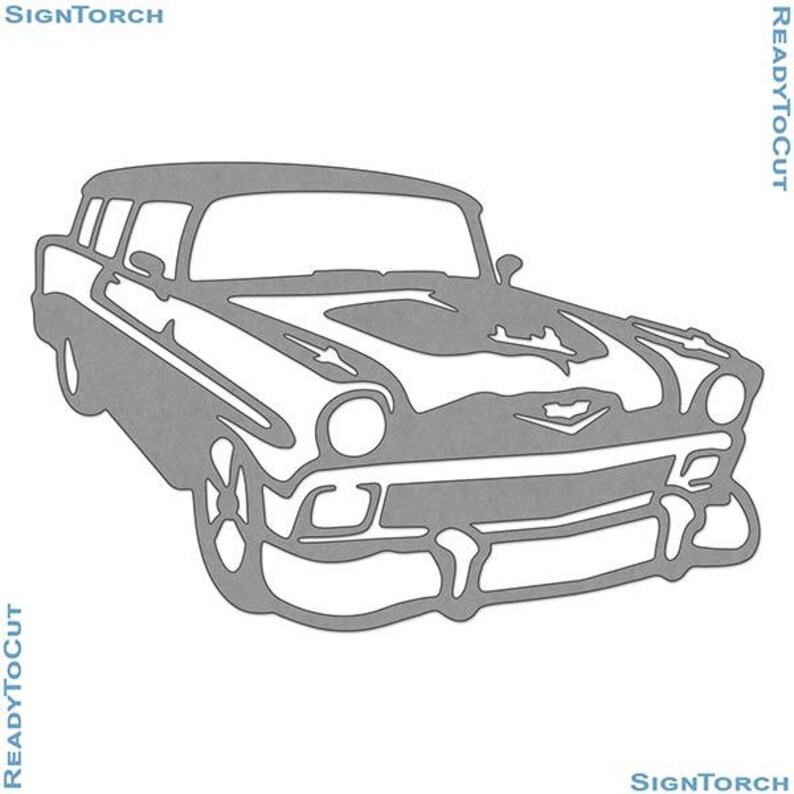 56 Chevy Nomad Car Plasma DXF SVG Files 32 Ready to Cut Designs for Cnc ...