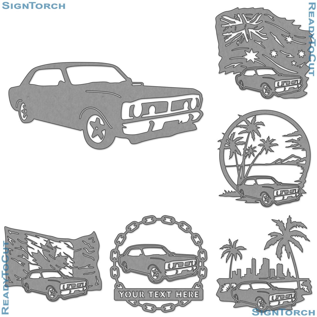 Ford Falcon Xy Gtho Car Plasma DXF SVG Files 32 Ready to Cut Designs ...