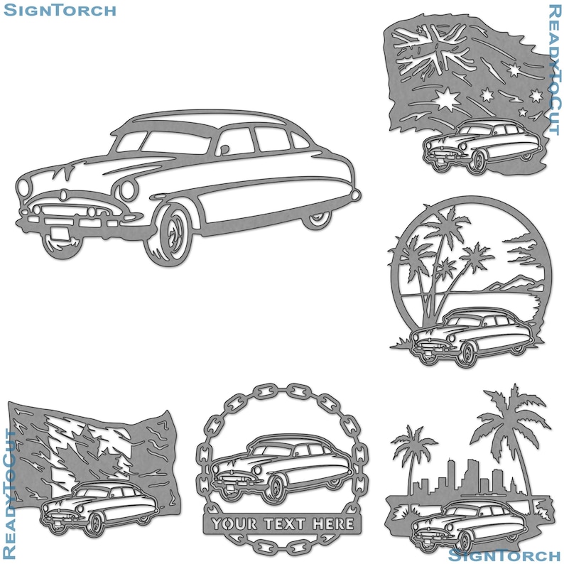 Hudson Car Plasma DXF SVG Files 31 Ready to Cut Designs for Cnc Plasma ...