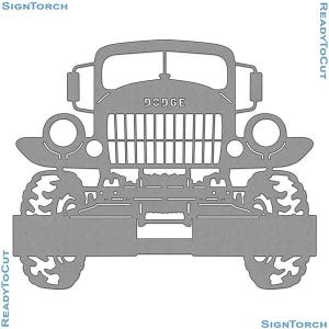 Dodge Power Wagon Truck Plasma DXF SVG Files 48 Ready to Cut Designs ...