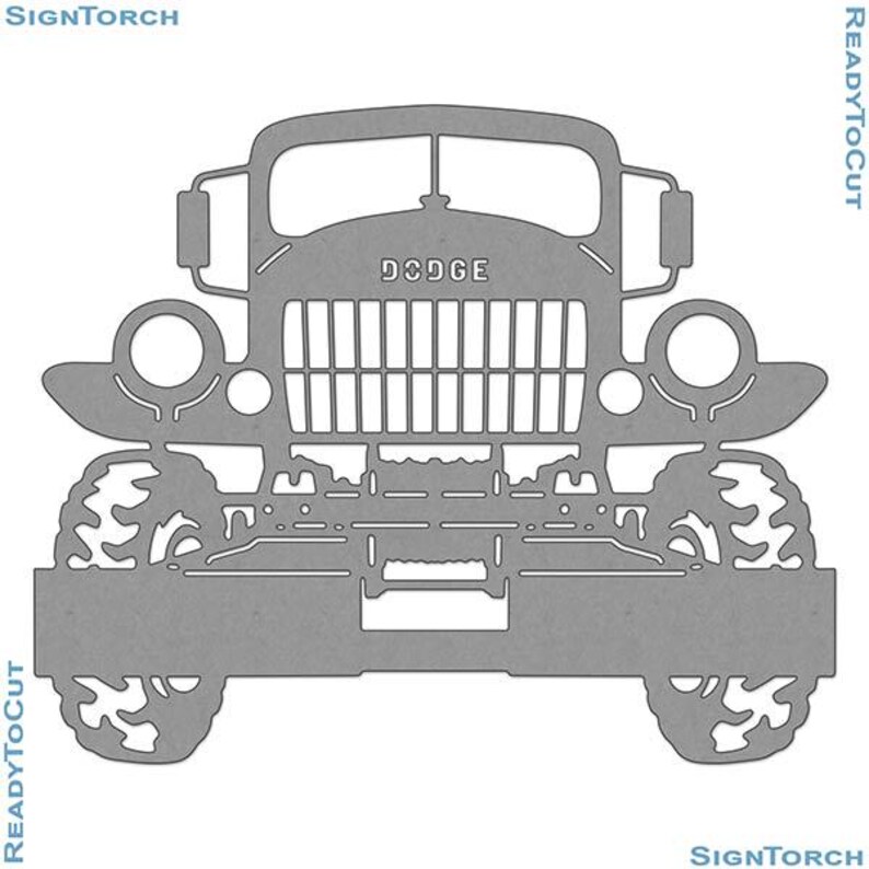 Dodge Power Wagon Truck Plasma DXF SVG Files 48 Ready to Cut Designs ...