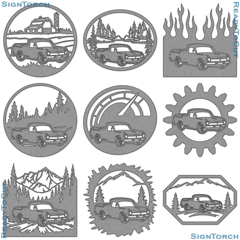 Holden Eh Ute Truck Plasma DXF SVG Files 49 Ready to Cut Designs for ...
