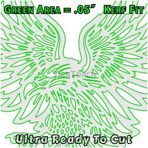 Eagle Flight Vector Dxf Svg Cnc Plasma Laser Router Cricut Silhouette