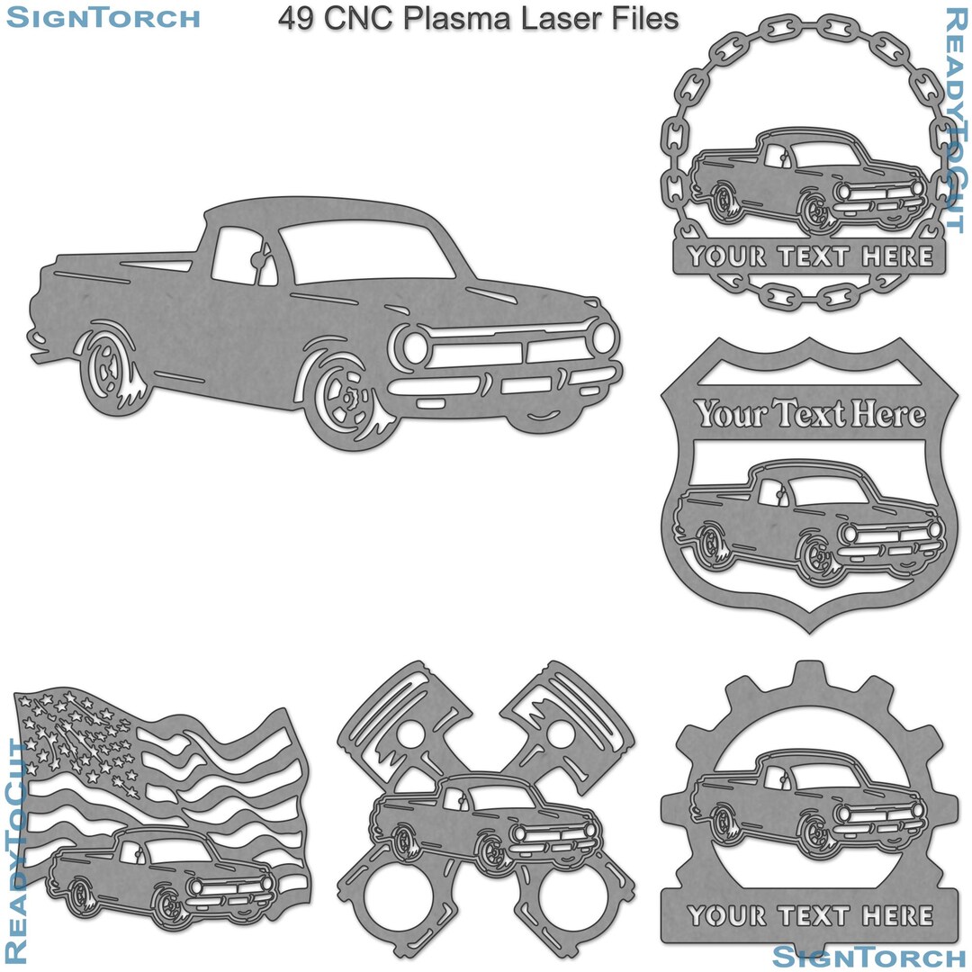 Holden Eh Ute Truck Plasma DXF SVG Files 49 Ready to Cut Designs for ...