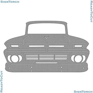 62 Chevy C10 Truck Plasma DXF SVG Files 49 Ready to Cut Designs for Cnc ...