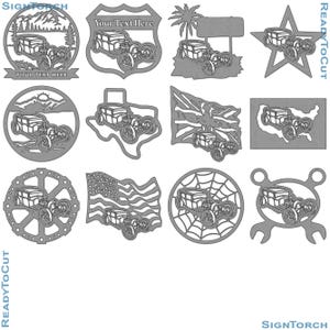 Model A Rat Rod Ratrod Plasma DXF SVG Files 34 Ready to Cut Designs for ...