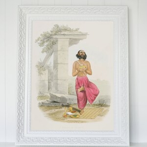 Vintage Yoga Art | Antique Yoga Wall Art | Yoga Studio Decor ...