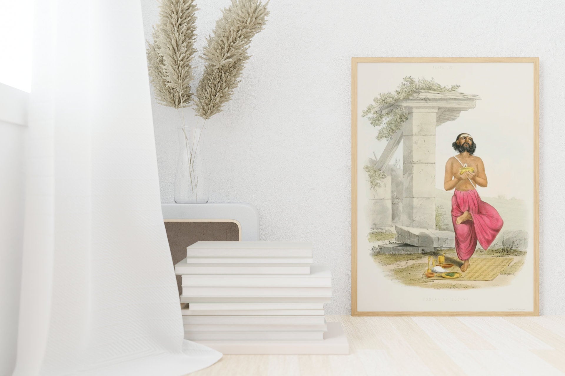 Vintage Yoga Art | Antique Yoga Wall Art | Yoga Studio Decor ...