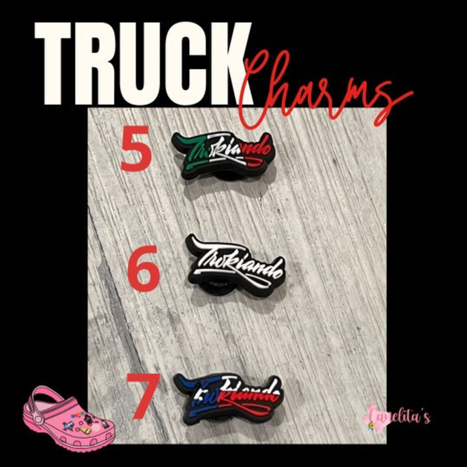 Trucks Croc Charms - Etsy