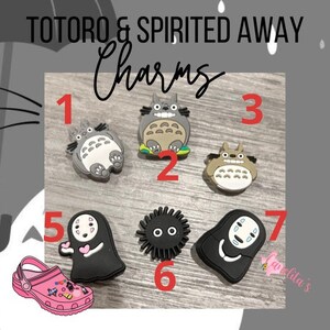 Totoro & Spirited Away Croc Charms - Etsy