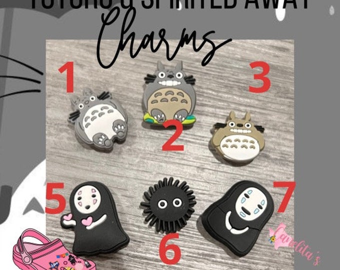 Totoro & Spirited Away Croc Charms - Etsy