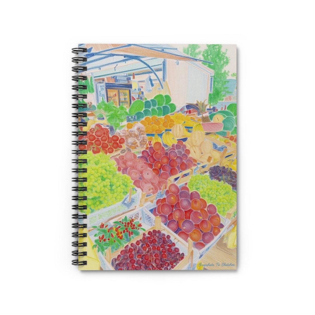 The Farm Stand Spiral Notebook - Etsy