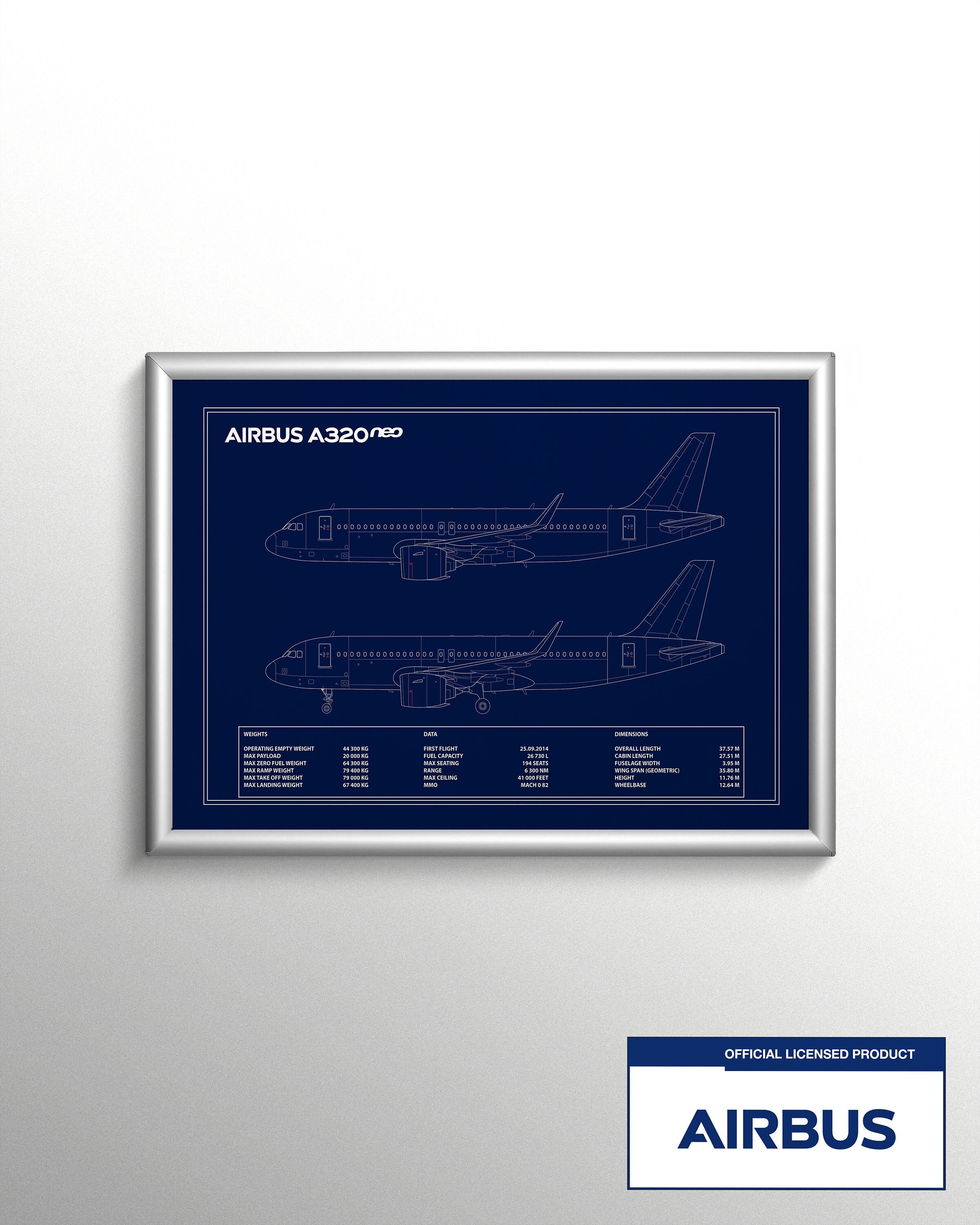 Poster Airbus A320 NEO - Etsy