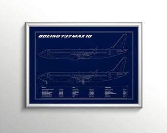 Boeing 737 MAX 8 Cockpit Poster - Etsy UK