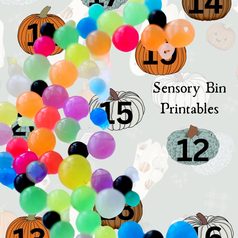 Boo Crew Ghost Sensory Bin Printables Digital Download - Etsy
