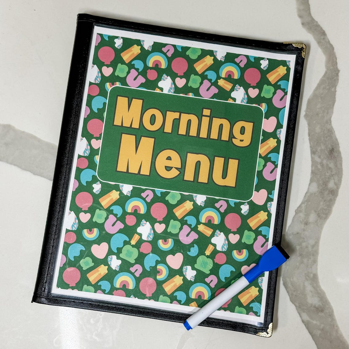 St. Patrick's Day Cereal Shape Matching Worksheet (digital Download) - Etsy