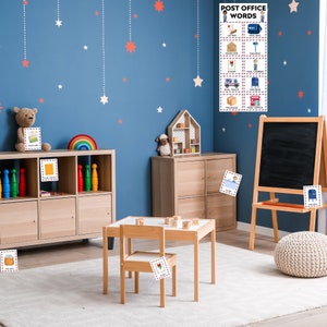 Post Office Words Printable Worksheet, Dramatic Play Educational ...