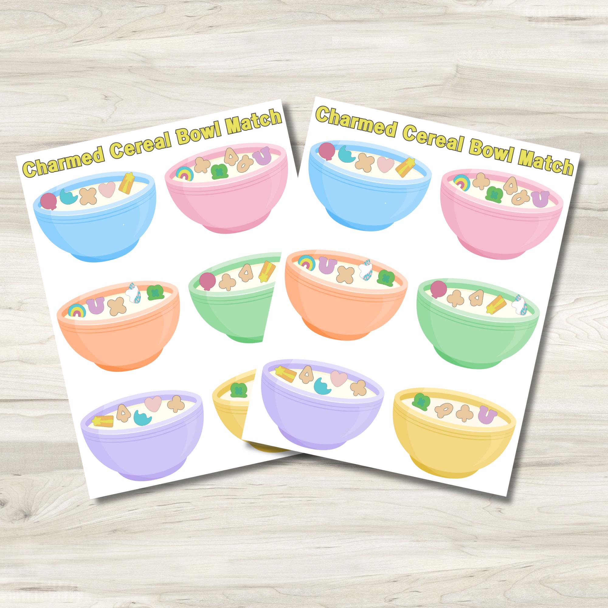 St. Patrick's Day Lucky Charms Inspired Charmed Cereal Shape Worksheet ...