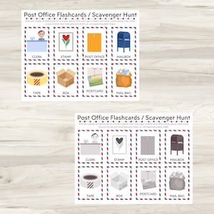 Post Office Printables Worksheet Set, Dramatic Play and Educational ...