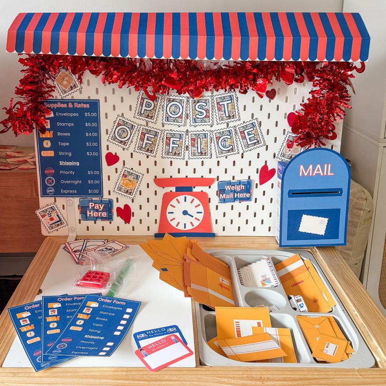 Post Office Dramatic Play Printable Worksheet, Dramatic Play ...