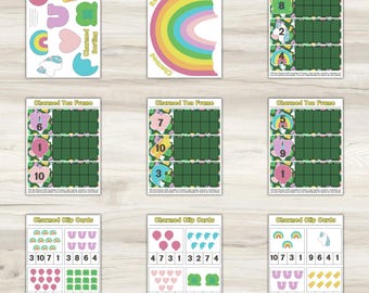 St. Patrick's Day Lucky Charms Inspired Charmed Cereal Shape Worksheet ...