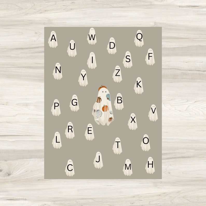 Boo Crew Ghost Sensory Bin Printables Digital Download - Etsy