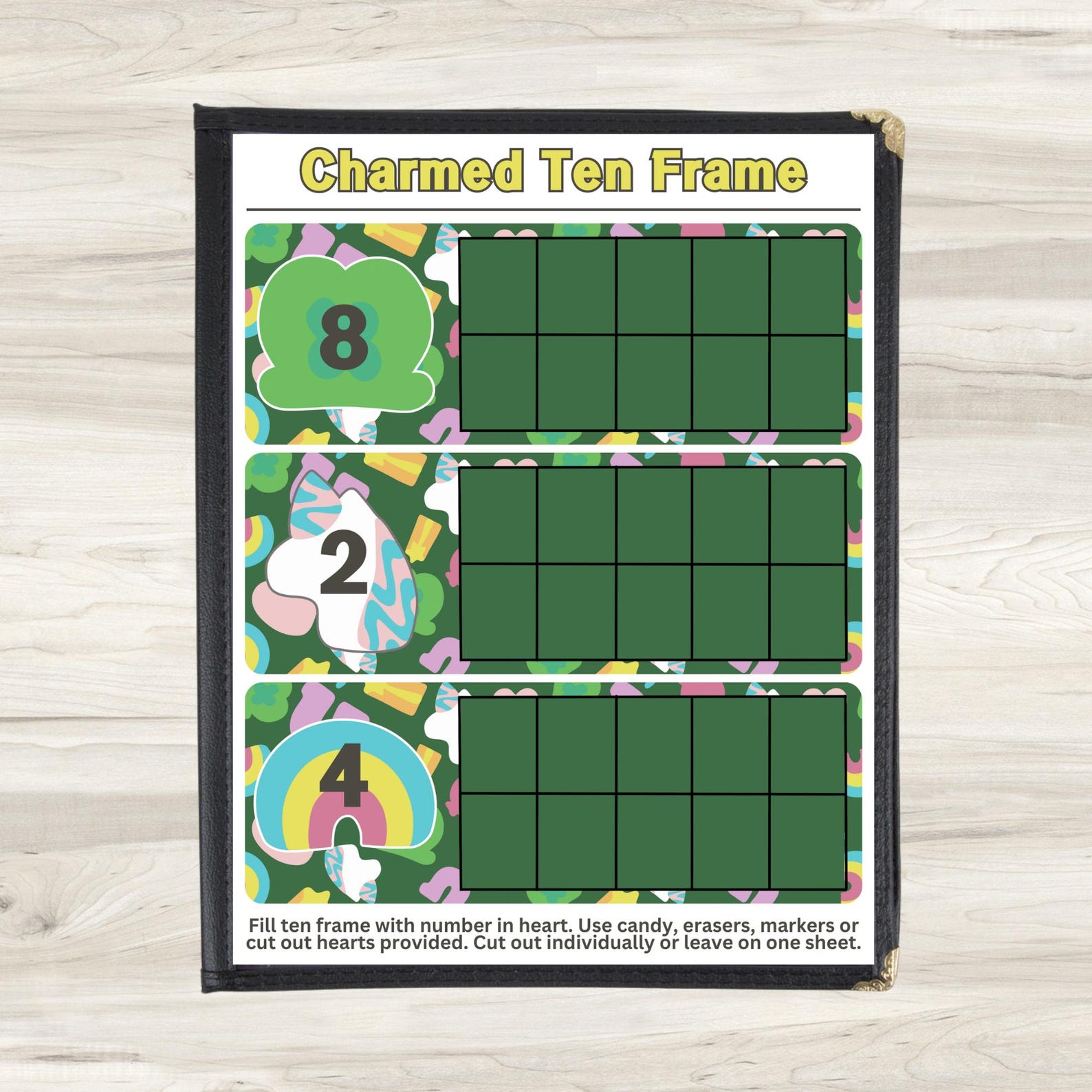 St. Patrick's Day Lucky Charms Inspired Charmed Pattern and Number ...
