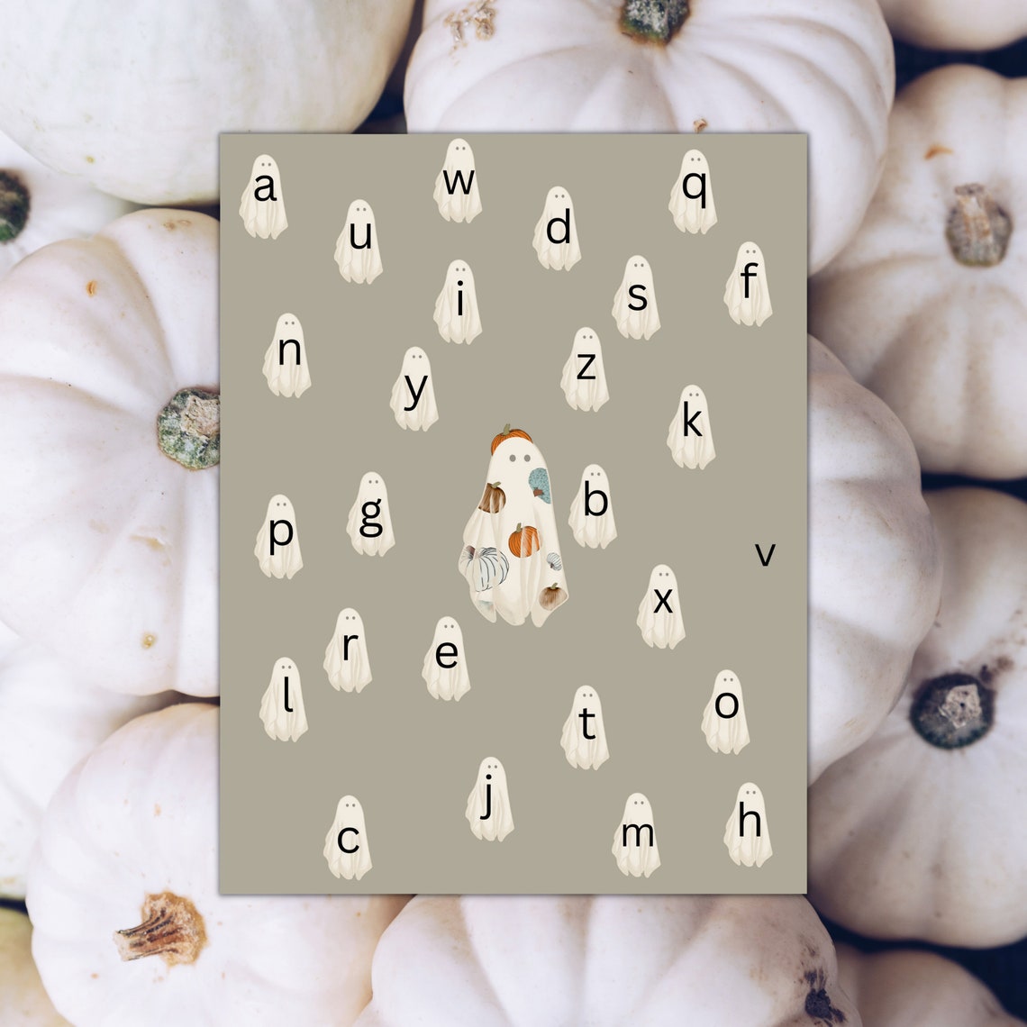 Boo Crew Ghost Sensory Bin Printables Digital Download - Etsy