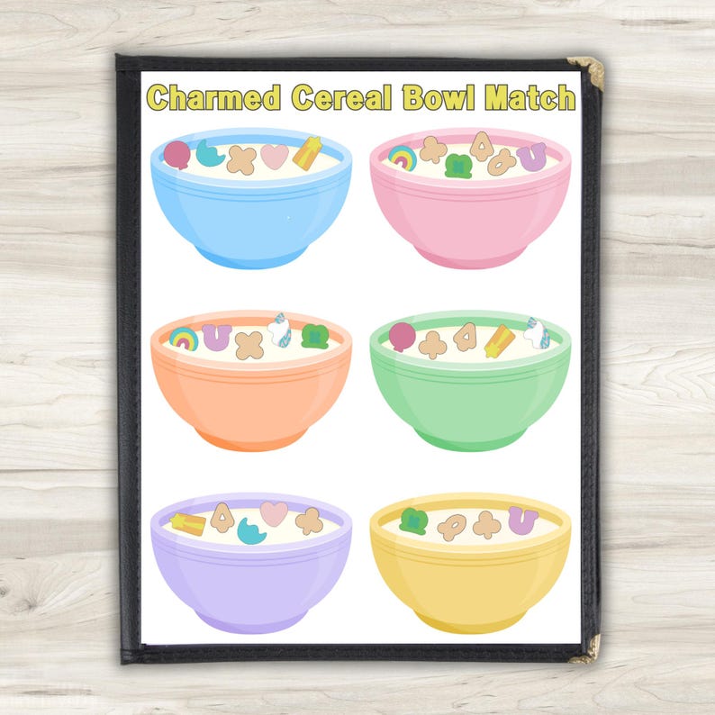 St. Patrick's Day Lucky Charms Inspired Charmed Cereal Shape Worksheet ...