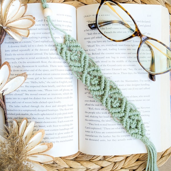 Macrame Bookmarks - Etsy