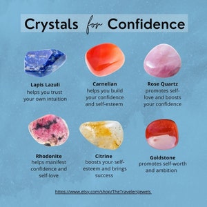 Confidence Gemstone Crystal Healing Bracelet - Etsy