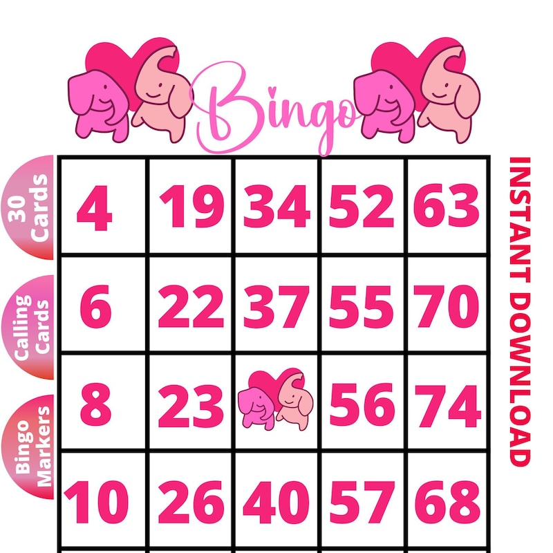 Bingo Set - Etsy